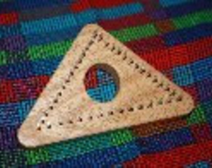 Triangle Loom Li'l Weaver Loom Wooden Weaving Pin Loom With Stainless ...