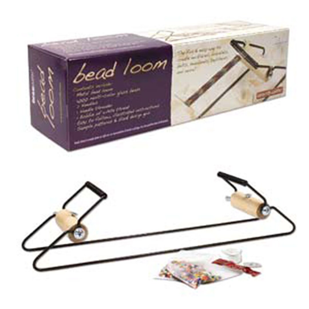 Bead Loom Metal Loom With Beads and Supplies Easy to Learn Instructions ...