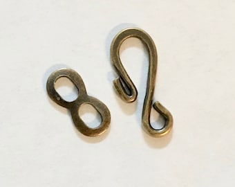 Brass Hook and Eye | Etsy