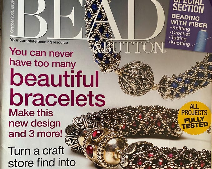 Bead and Button Magazine Beading With Fiber Chinese Knotting Beautiful ...