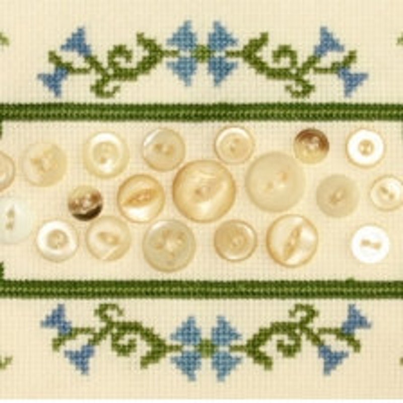 Cross Stitch Button - Etsy