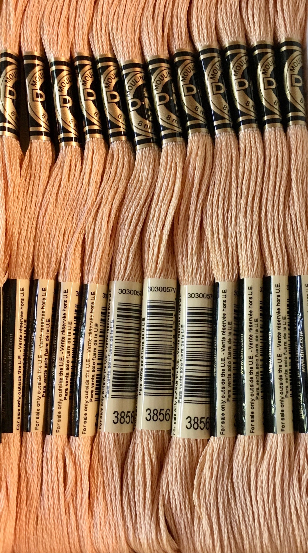 DMC 3856 Mahogany Ultra Very Light Embroidery Floss 6 Strand Thread for Embroidery Cross Stitch ...