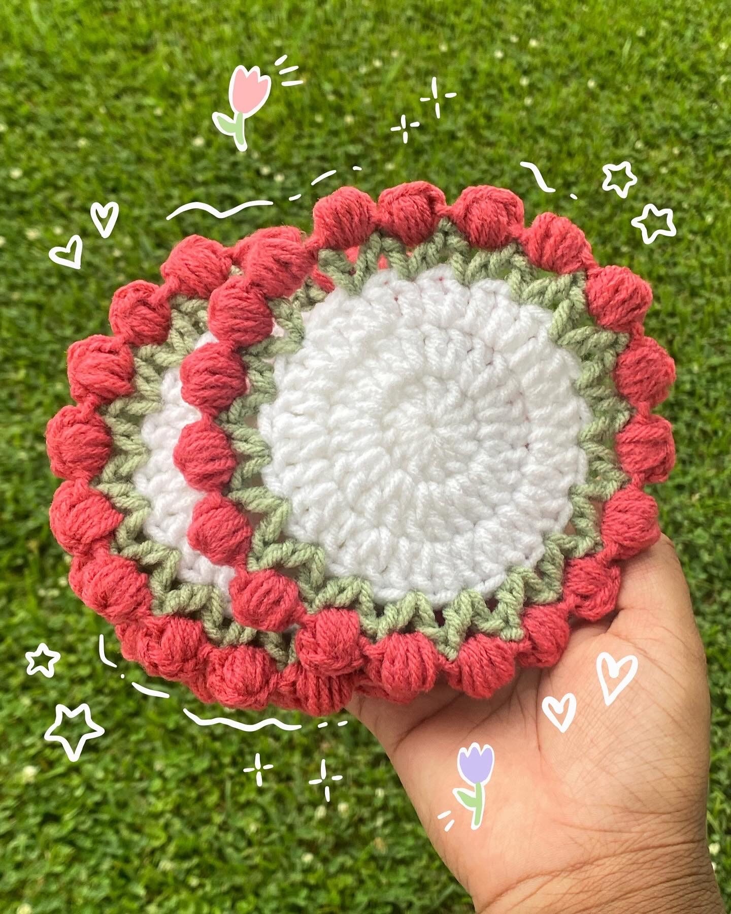 Tulip Coasters - Etsy