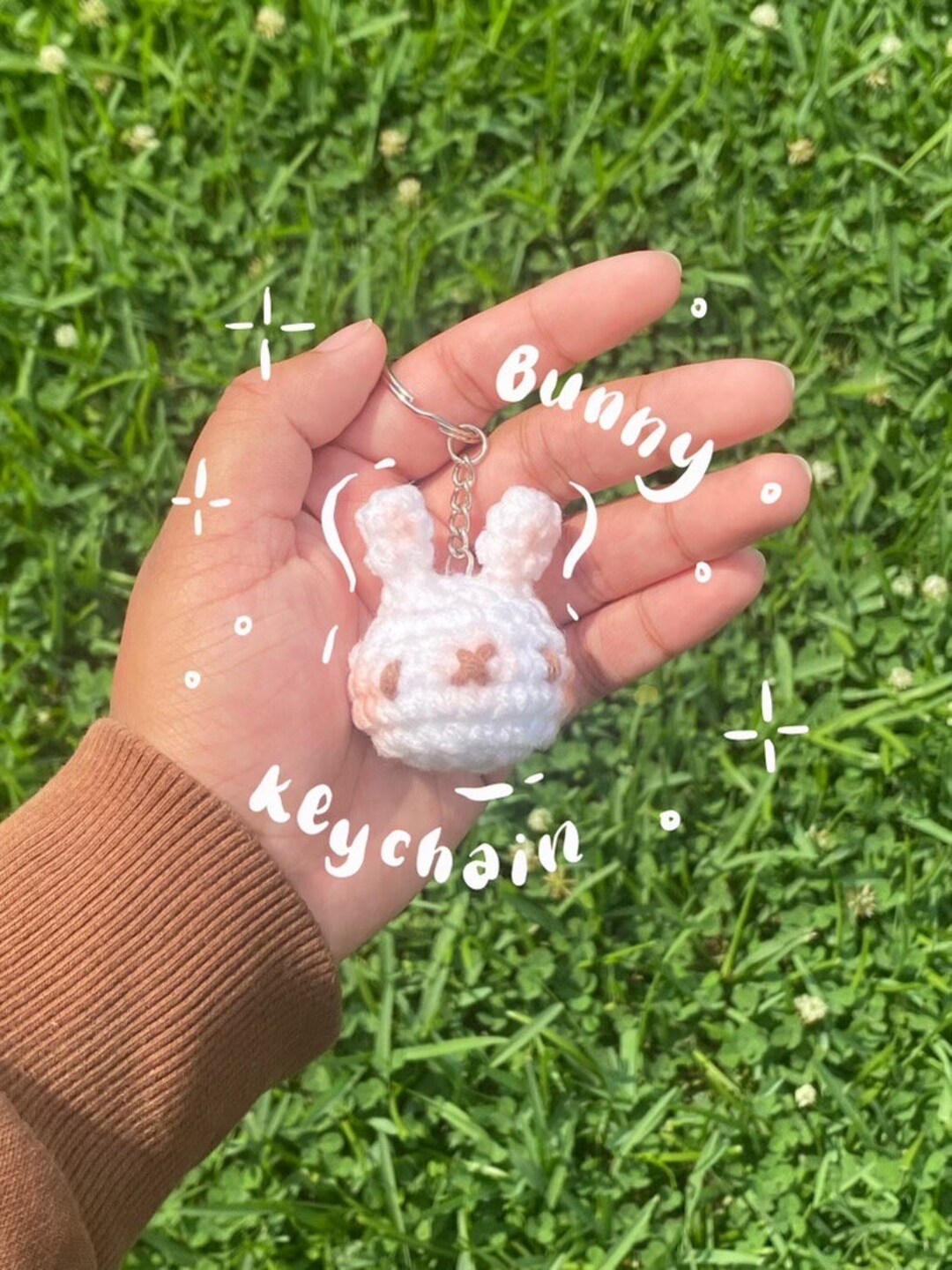 Mini Bunny Keychain - Etsy