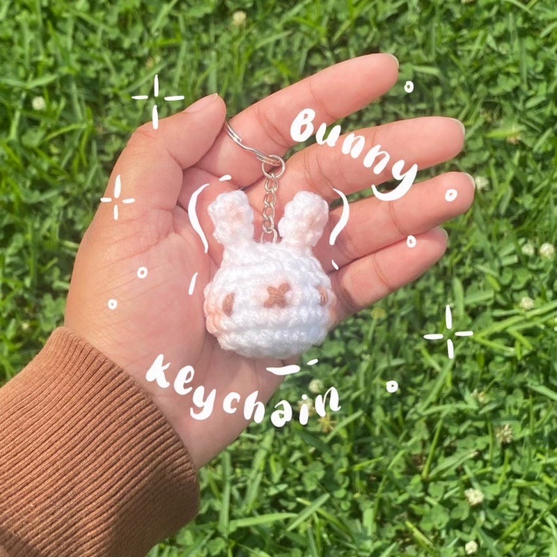 Bunny Keychain - Etsy