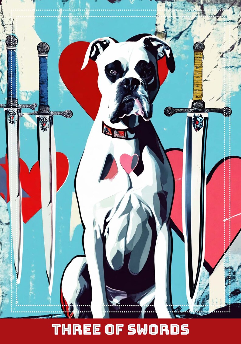 Boxer Love Tarot Cards - Etsy