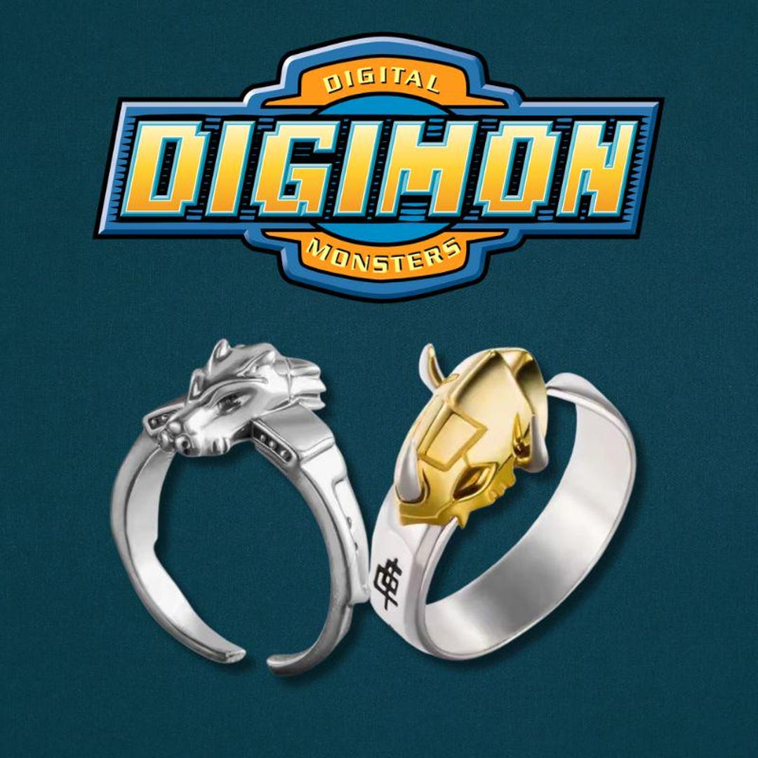 Digimon Anime Inspired Ring – Y2K Cosplay Jewelry, Digital Monster ...