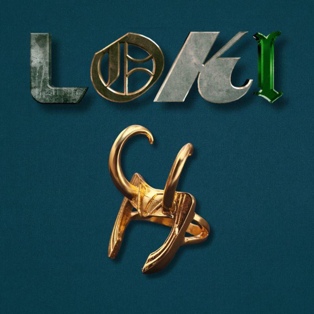 Loki Inspired Ring – Norse Mythology Jewelry, Mischief God Cosplay Band ...