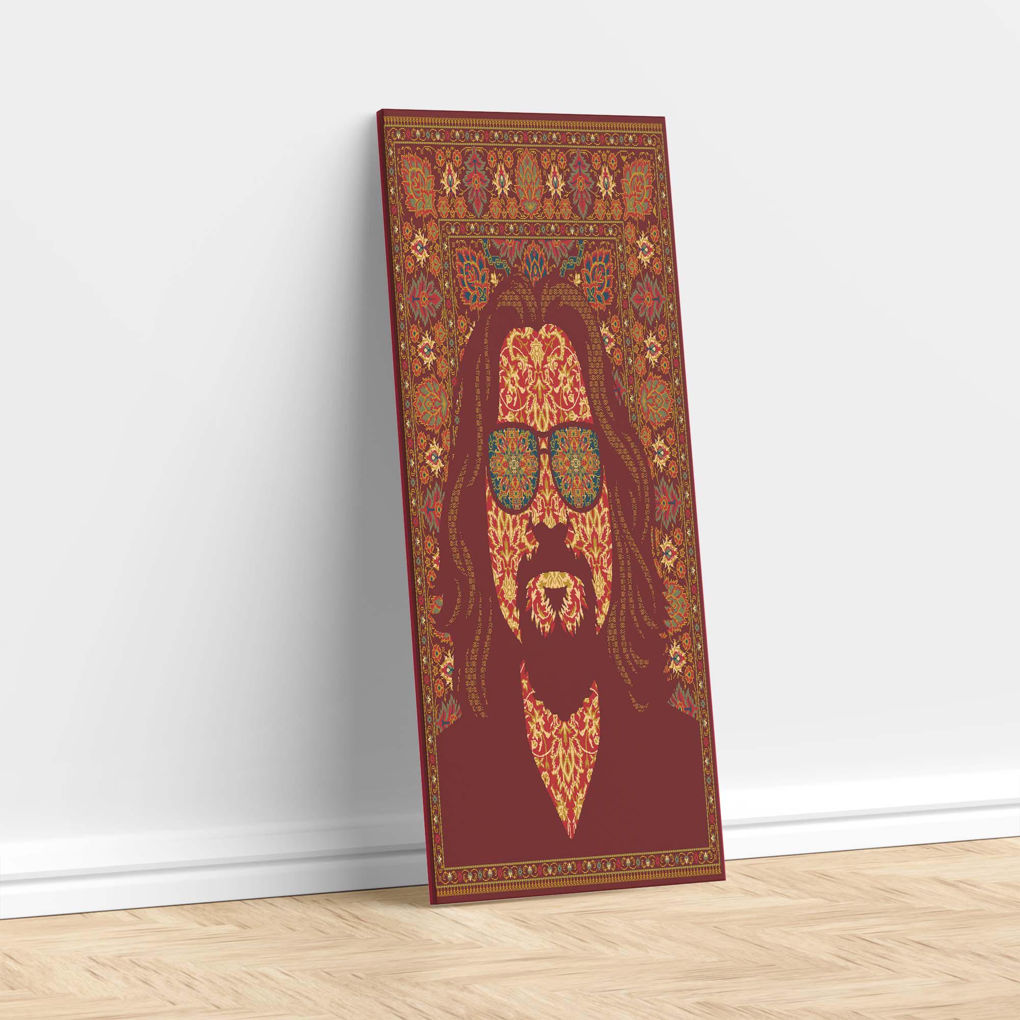 Dude Wall Art, the Big Lebowski, Fantastic Movie Wall Art, Red Wall Art ...