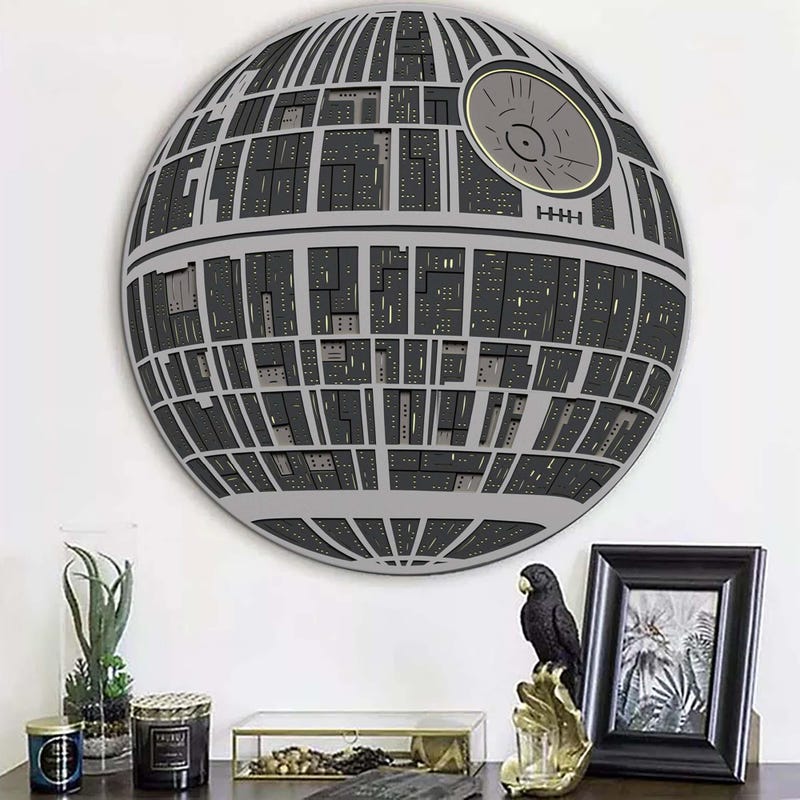 Death Star Wall Panel - Etsy