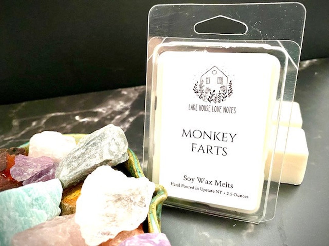Monkey Farts Soy Wax Melts Strong Scented Wax Melts Handmade Wax Melts ...