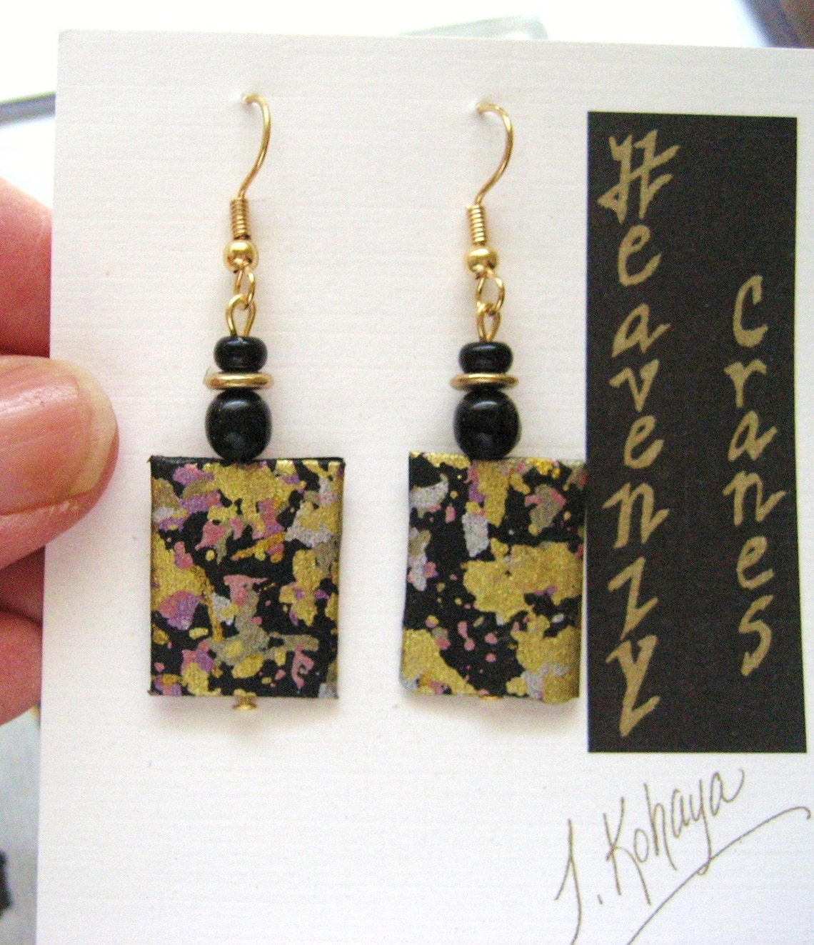 Handmade Japanese Paper Washi Paper Origami Paper Chiyogami Paper Drop ...