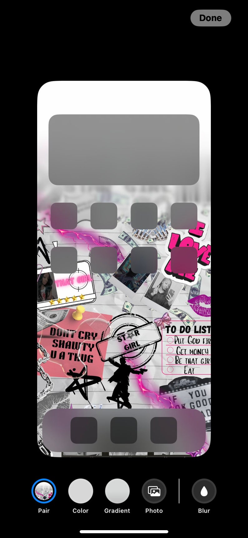 Custiom iPhone Wallpaper Template (canva) - Etsy