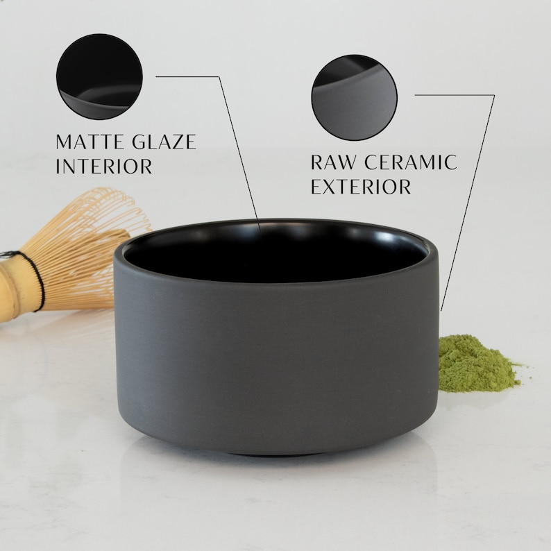 Chawan Matcha Bowl Ceramic | Tea Ceremony Bowl | Large Matcha Mixing ...
