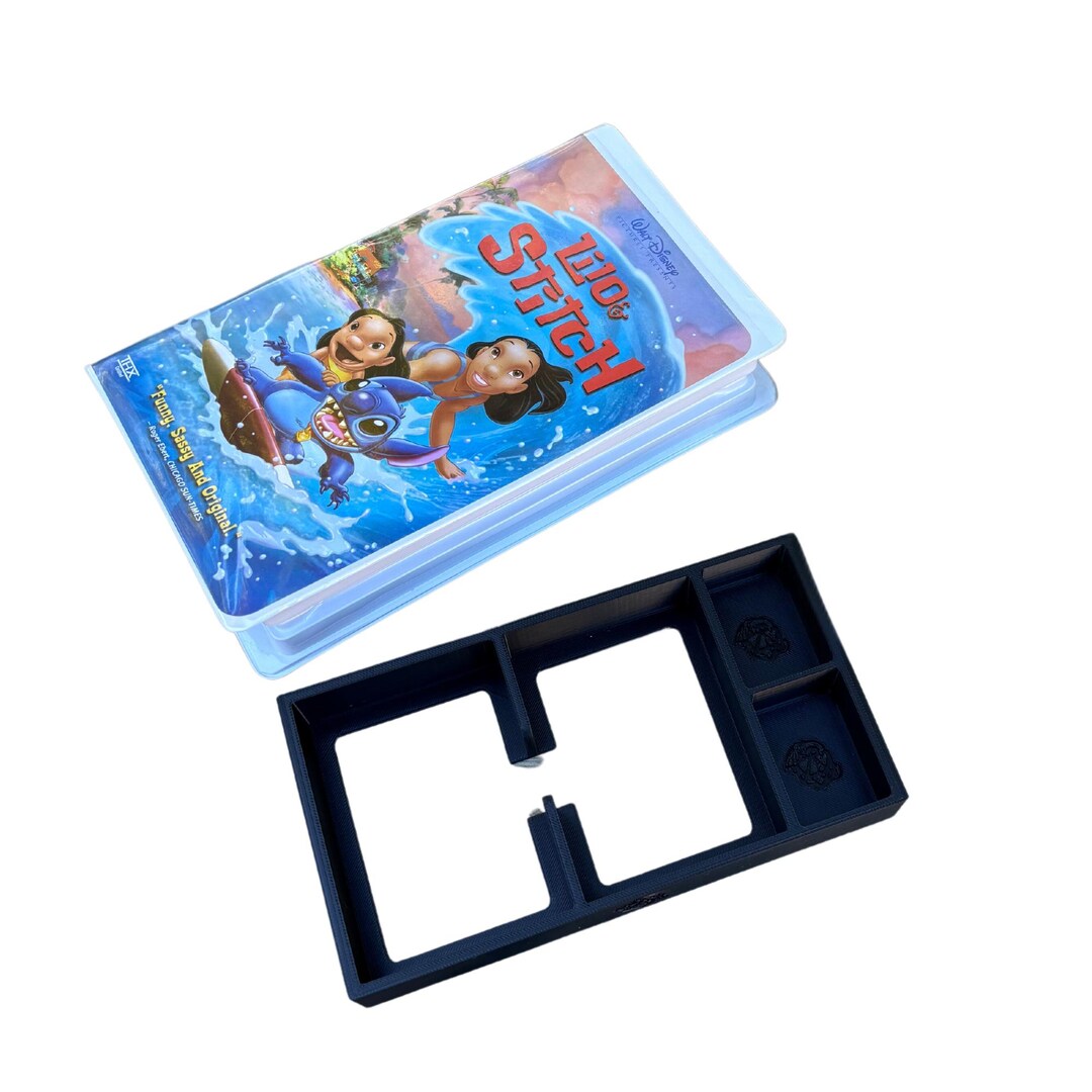 Deck Box VHS Case Lorcana Disney Themed VHS Case With Deck Holder ...