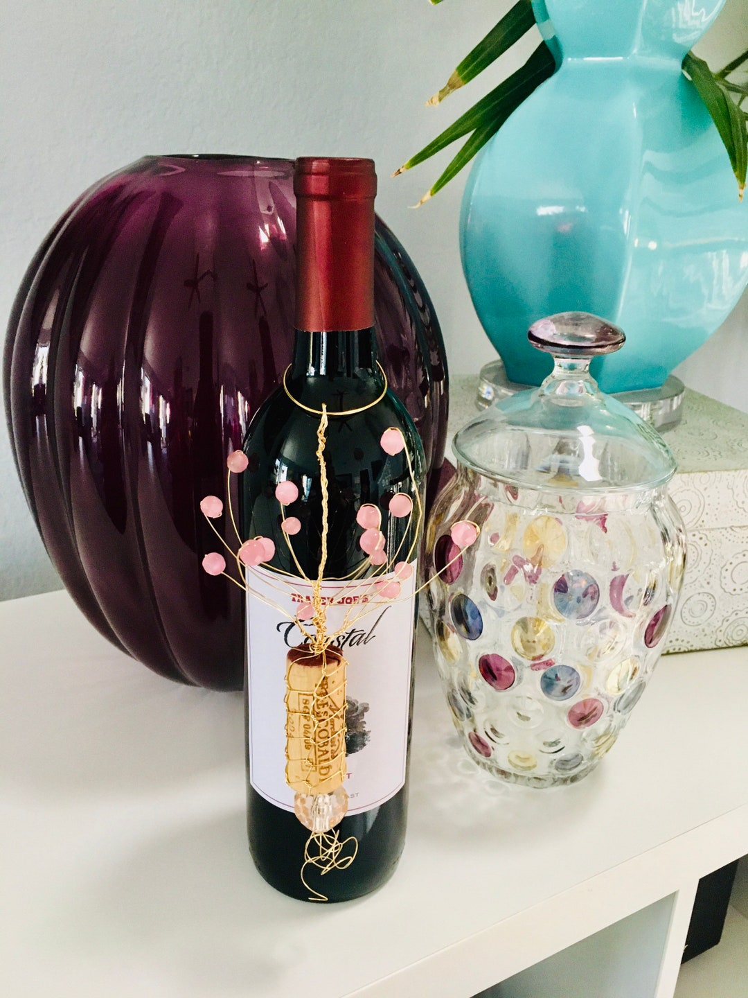 Recycled Wine Cork Ornament - Etsy