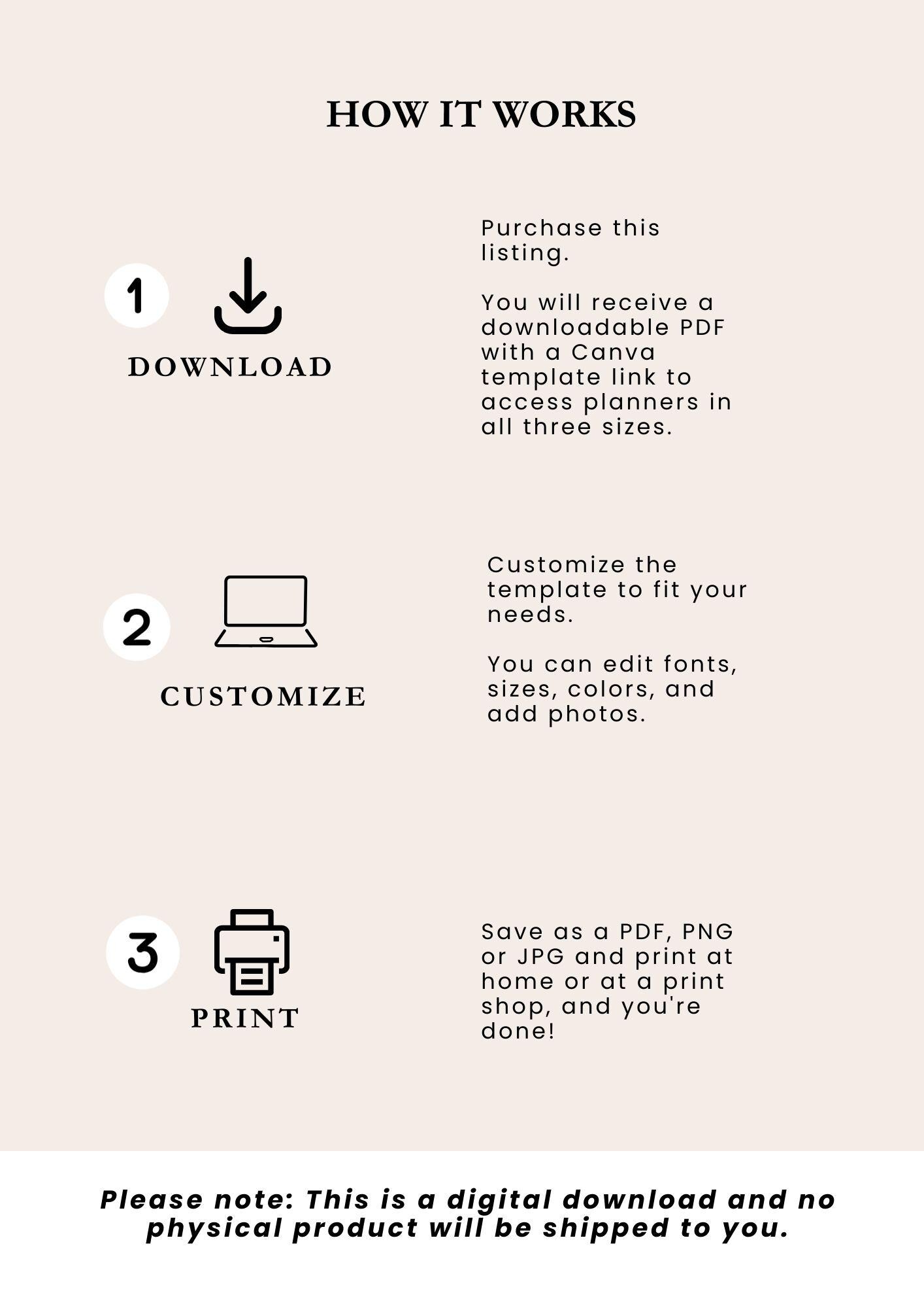 Daily Travel Planner Itinerary Template Canva Journal Travel Itinerary ...