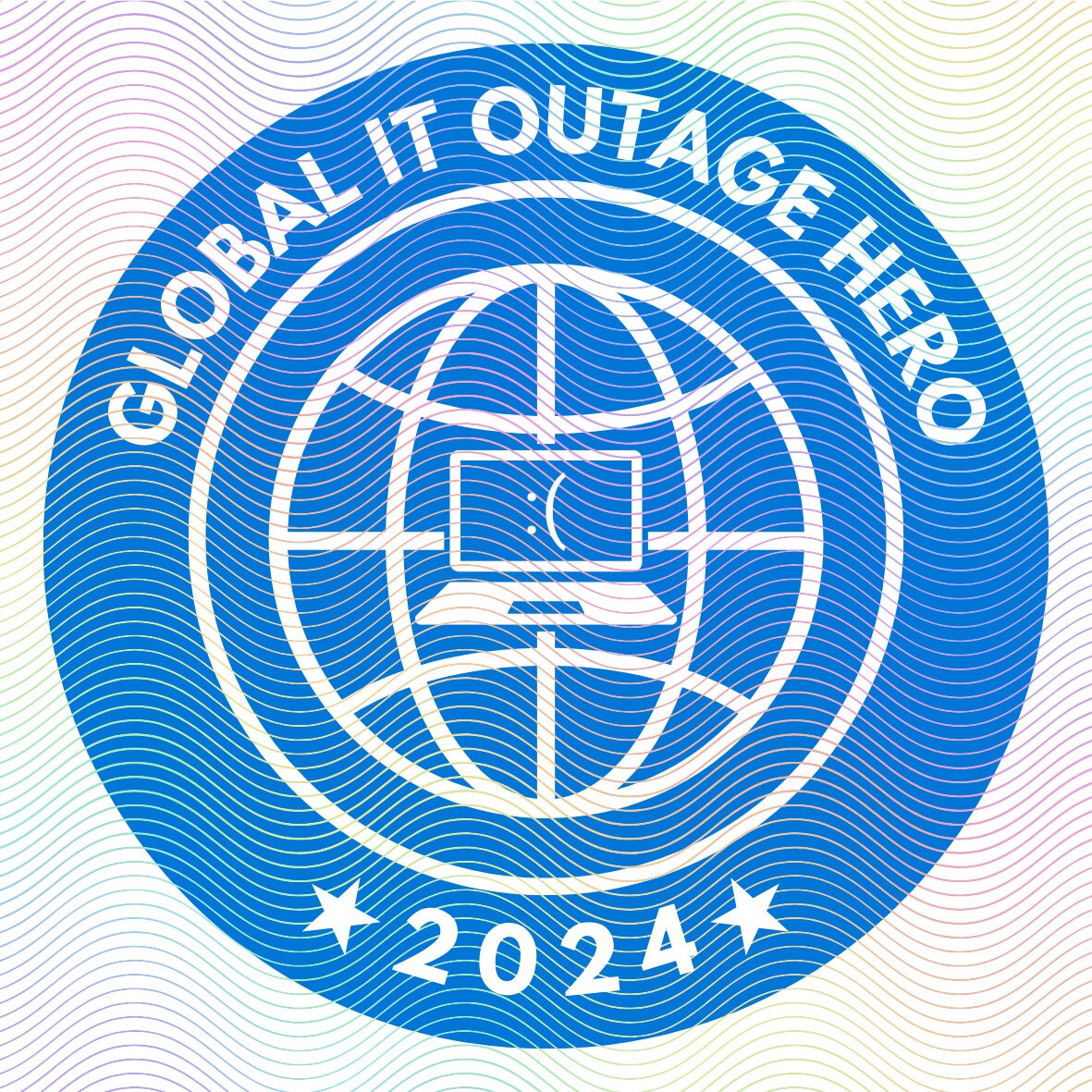 Blue Screen of Death, BSOD, Global IT Outage Hero, Funny IT Specialist ...