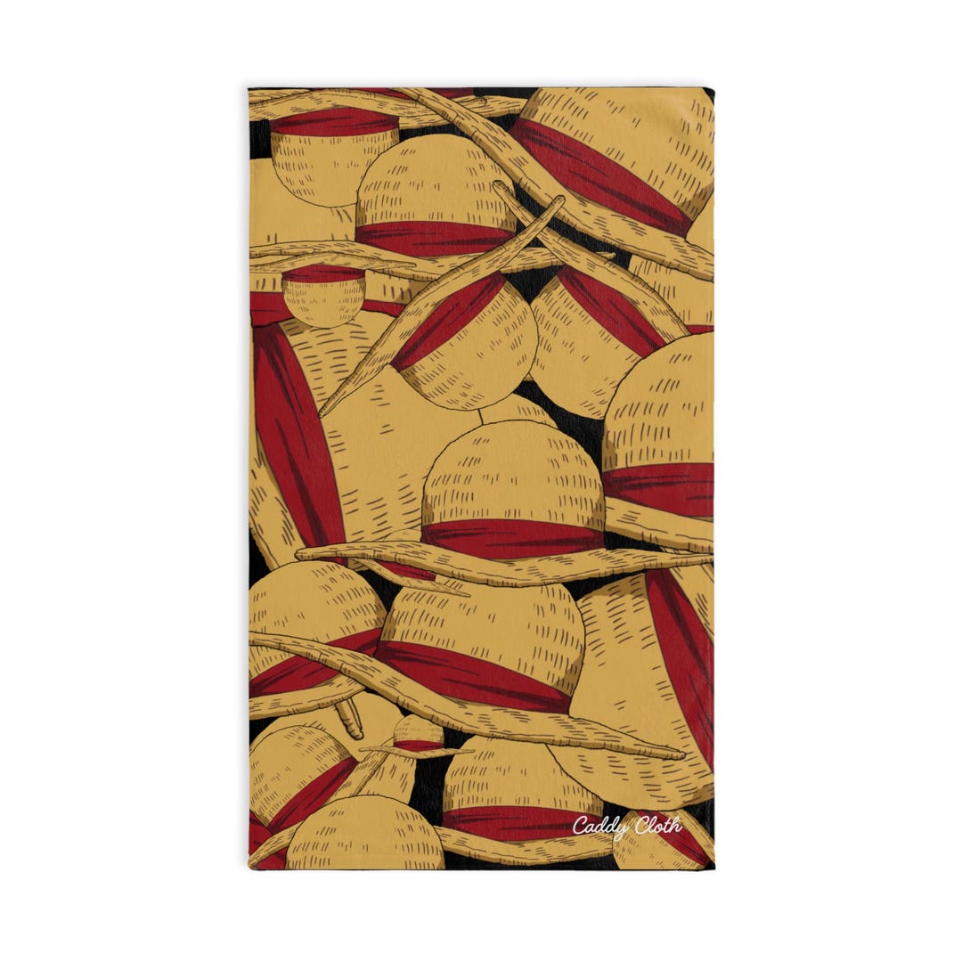 One Piece Luffy Hat Logo Towel Golf Towel Golf Gifts for Him, Golfing ...