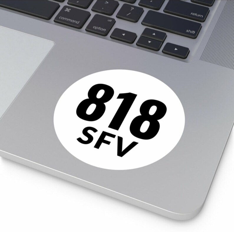818 Area Code Sticker - Etsy