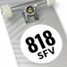 818 Area Code Sticker - Etsy