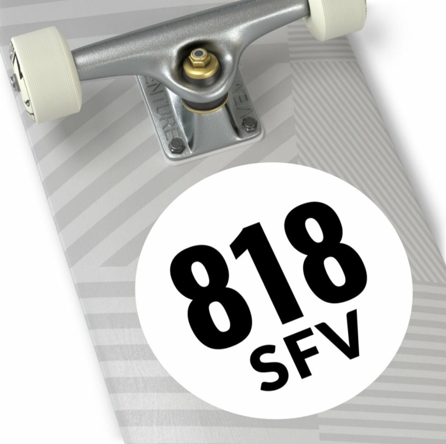 818 Area Code Sticker - Etsy