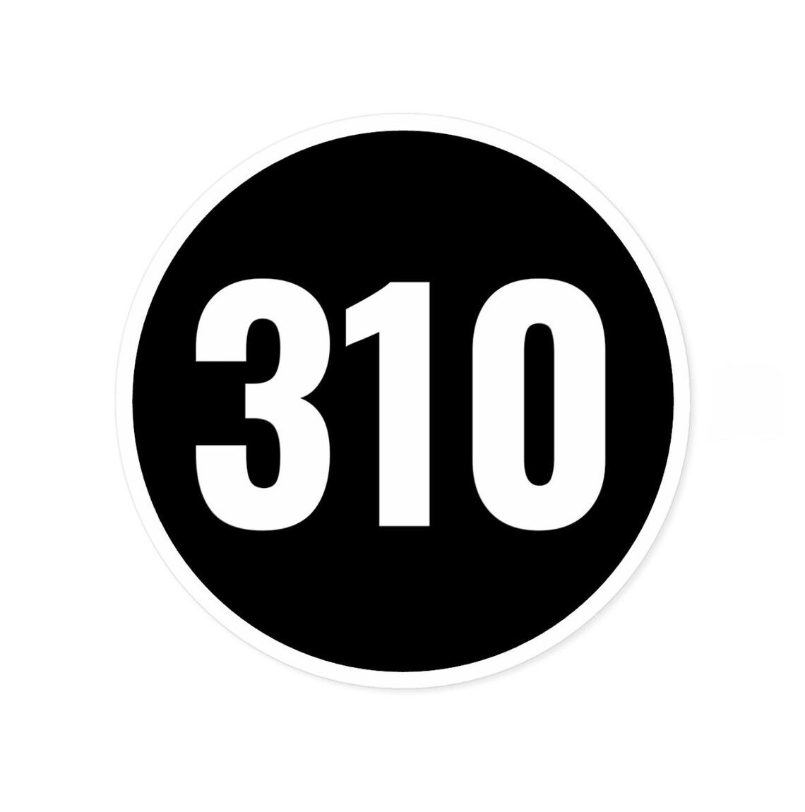 Area Code Vinyl Sticker - Etsy