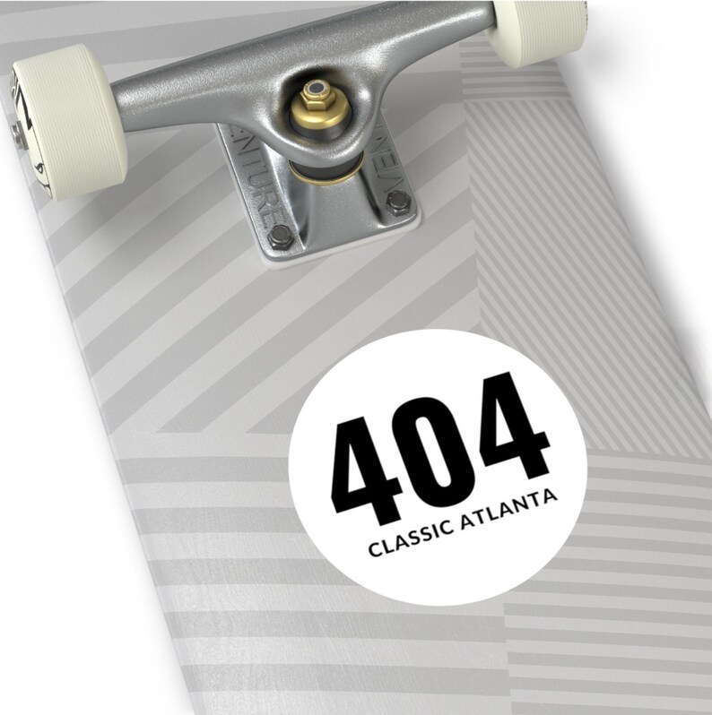 404 Atlanta Area Code Sticker - Etsy