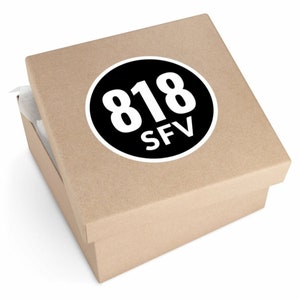 818 Area Code Sticker - Etsy