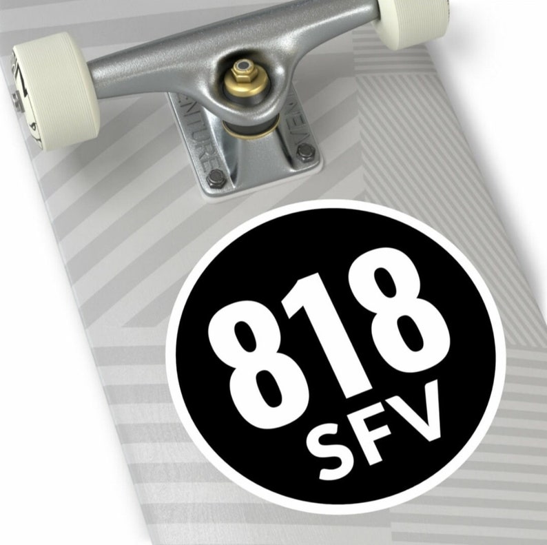 818 Area Code Sticker - Etsy