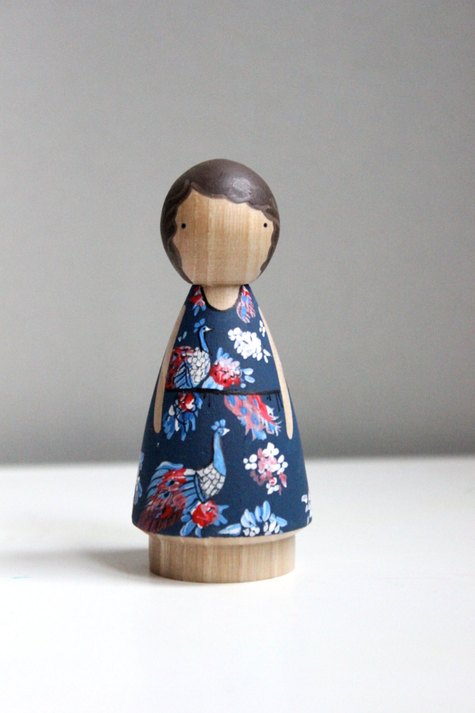 Custom German Cake Toppers Wooden Peg Dolls 5 Year - Etsy
