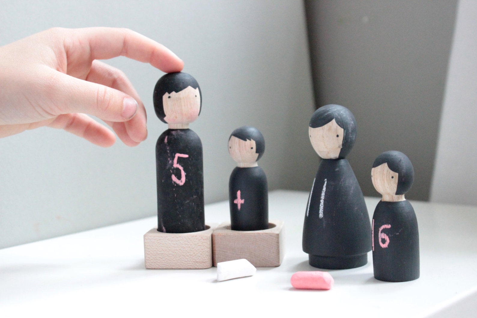 The Chalk People Wooden Peg Dolls Fair Trade Toys Goose - Etsy