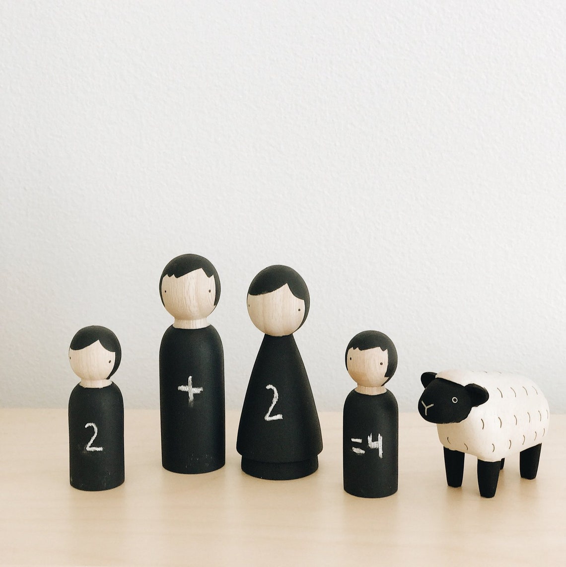 The Chalk People Wooden Peg Dolls Fair Trade Toys Goose - Etsy