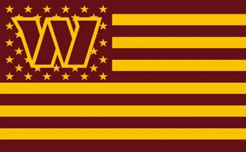 Washington Commanders Flag 3x5ft Banner Polyester American Football ...