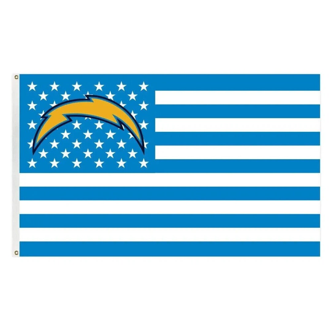LA Chargers American FLAG USA 3X5 Banner American Football - Etsy