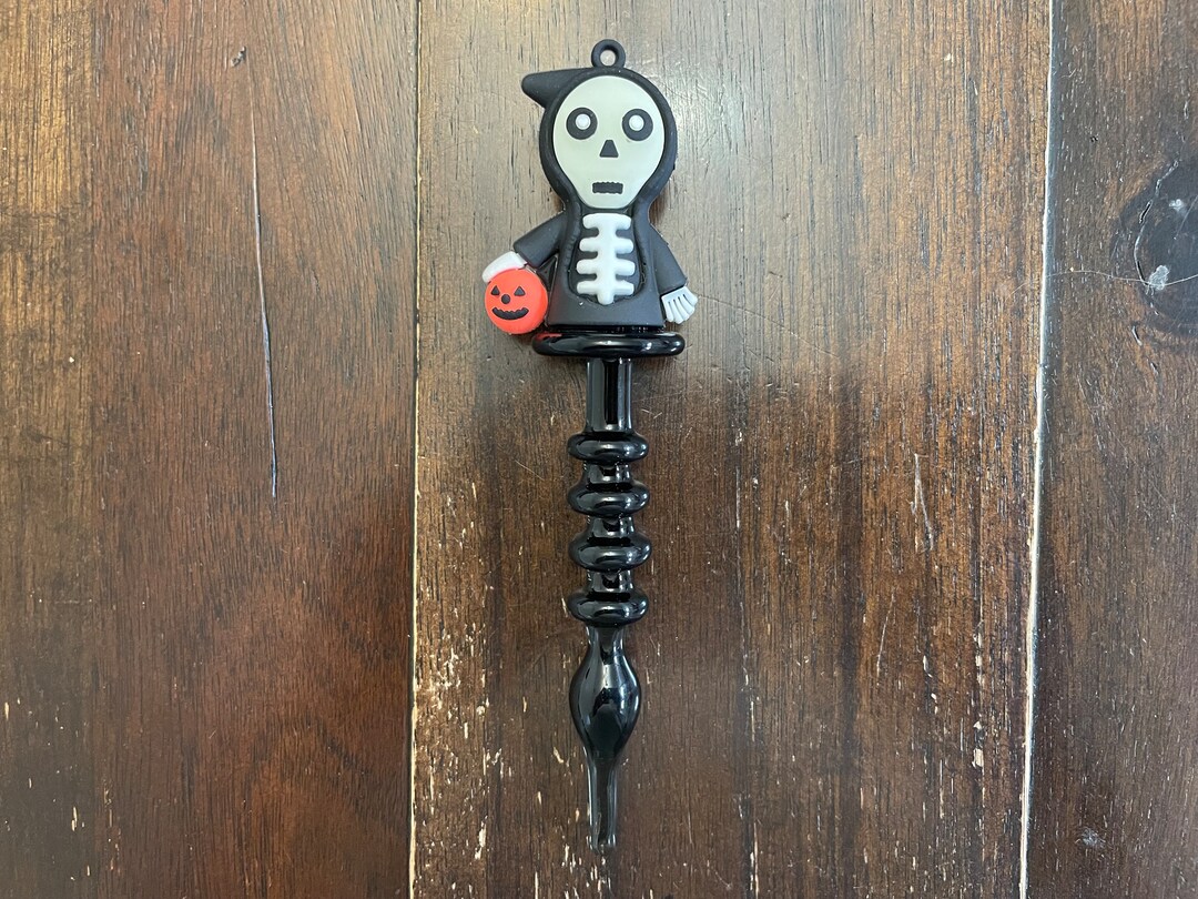 5.75" Glass Wax Soap Carving Crafting Tool Pick Halloween Skeleton ...