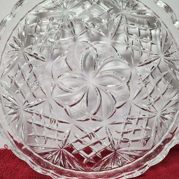 Crystal Serving Platter - Etsy