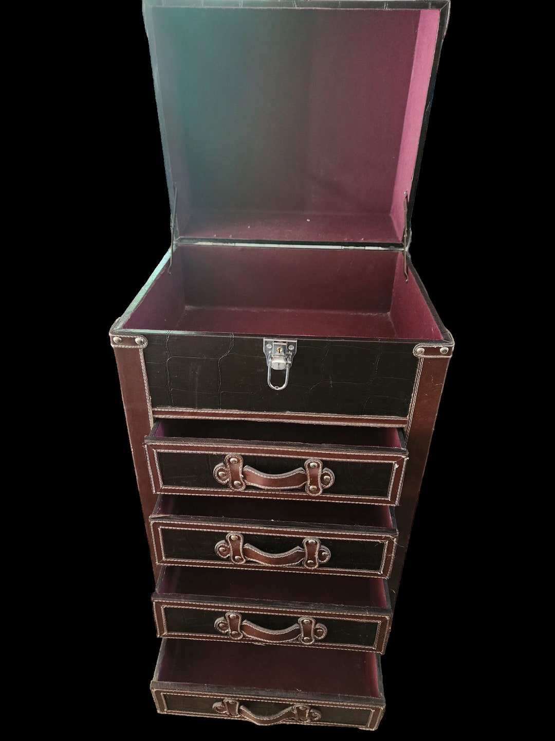 5 Drawer Storage Unit With Felt Drawers - Etsy