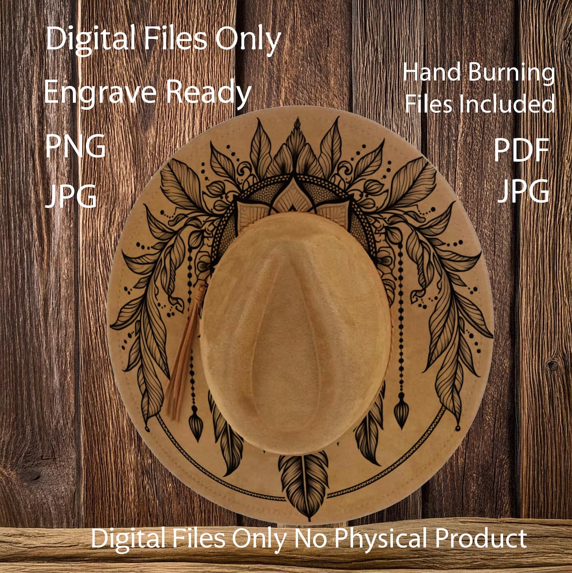 Hat Laser Burning Designs –digital Download (PDF, PNG, JPG) Includes ...