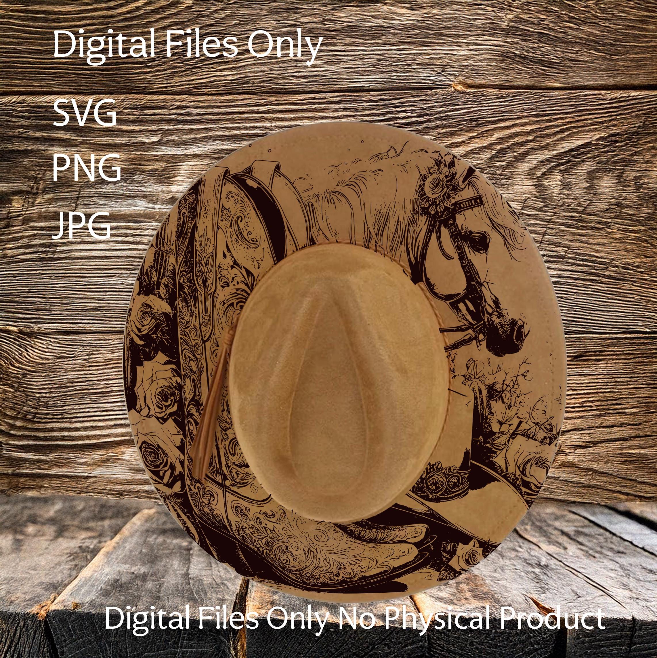 Hat Laser Burning Designs – Digital Download (SVG, PNG, JPG) for Wide ...