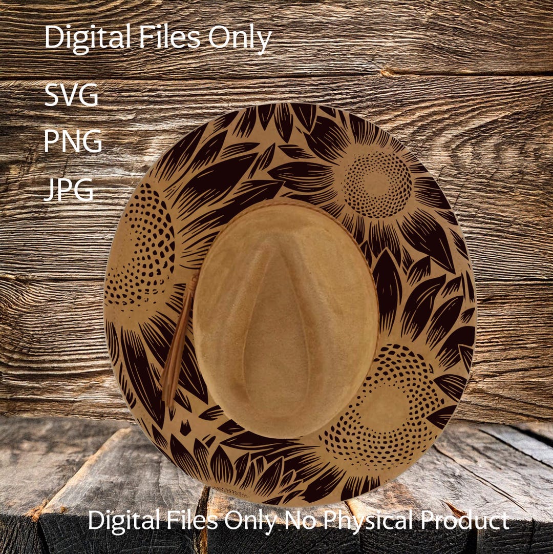 Hat Laser Burning Designs – Digital Download (SVG, PNG, JPG) for Wide ...