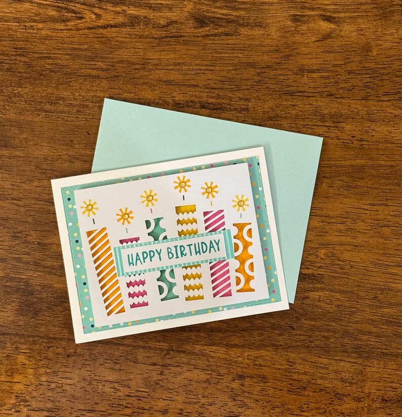 Happy Birthday - Blank Inside, Featuring Stampin’ Up! Products - Etsy