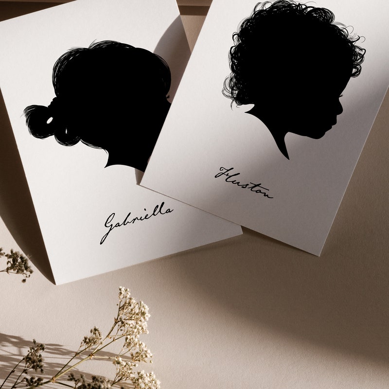 Portrait Silhouette - Etsy