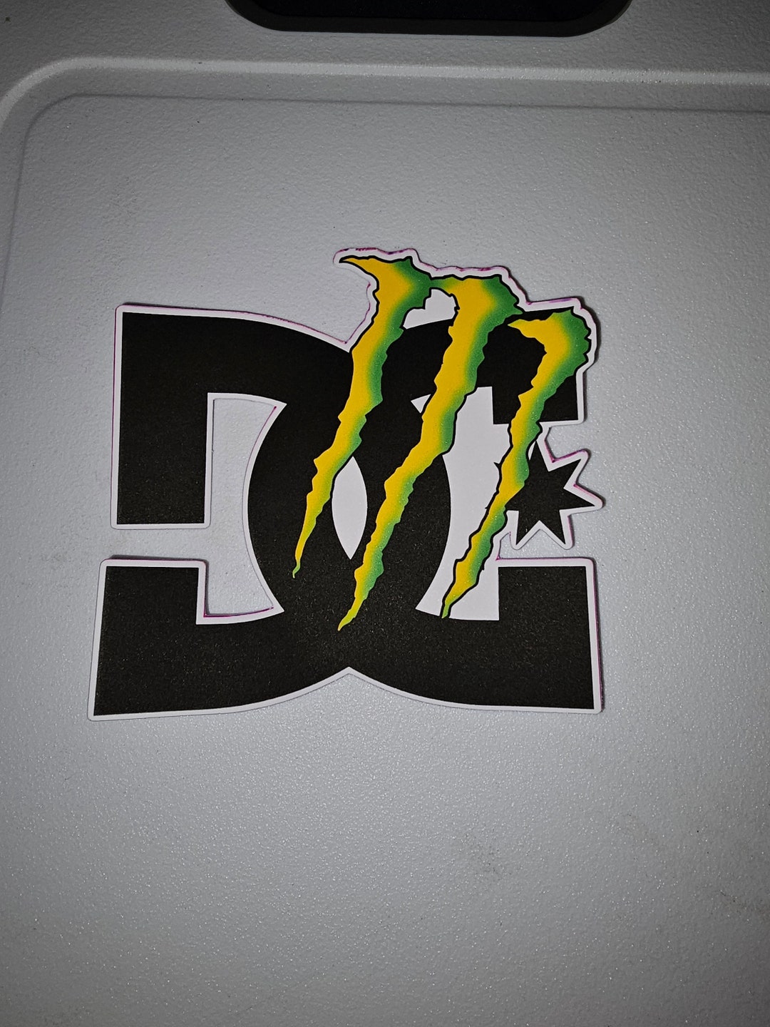 DC Monster Energy Matte Sticker - Etsy