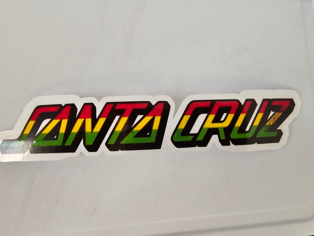 Santa Cruz Skateboard Sticker - Etsy