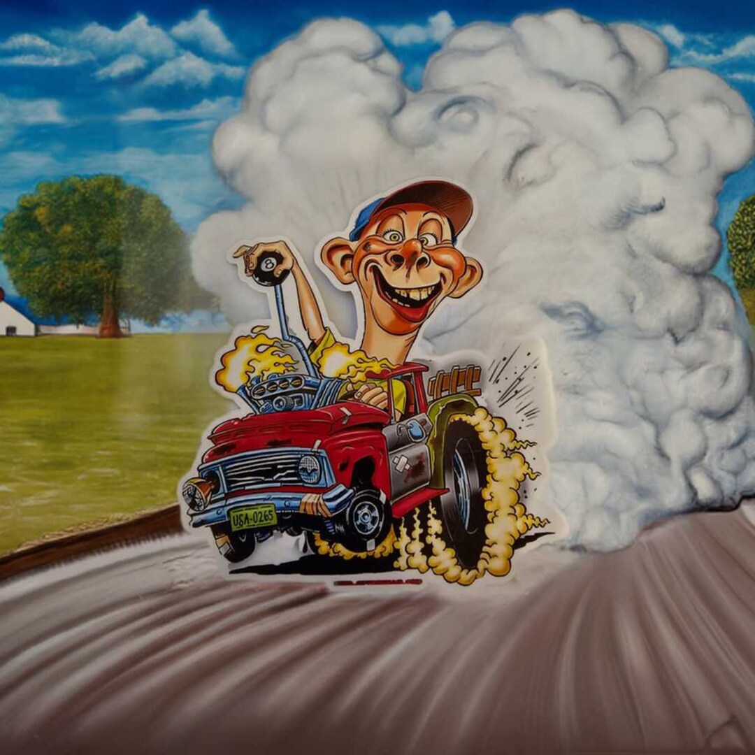 Bubba Hot Rod Vinyl Sticker - Etsy