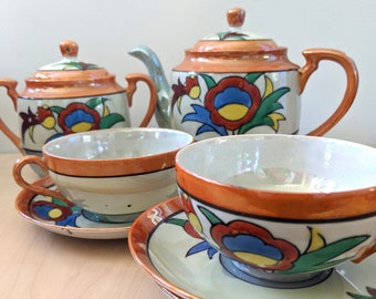 Lusterware Tea Set - Etsy