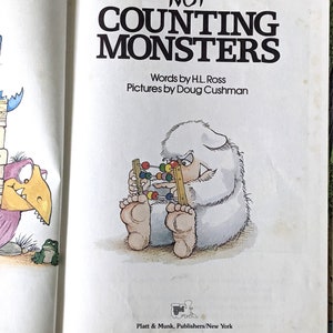 Vintage Children's Book With Great 1970s Illustrations. Not Counting ...