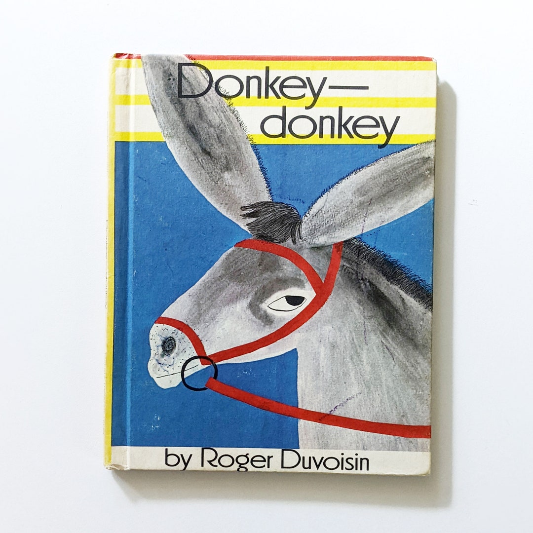 Donkey Donkey. 1960s Children's Book by Roger Duvoisin. Great Illustrations. - Etsy