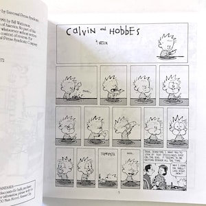 Calvin and Hobbes Scientific Progress Goes Boink. Vintage 1990s Bill ...